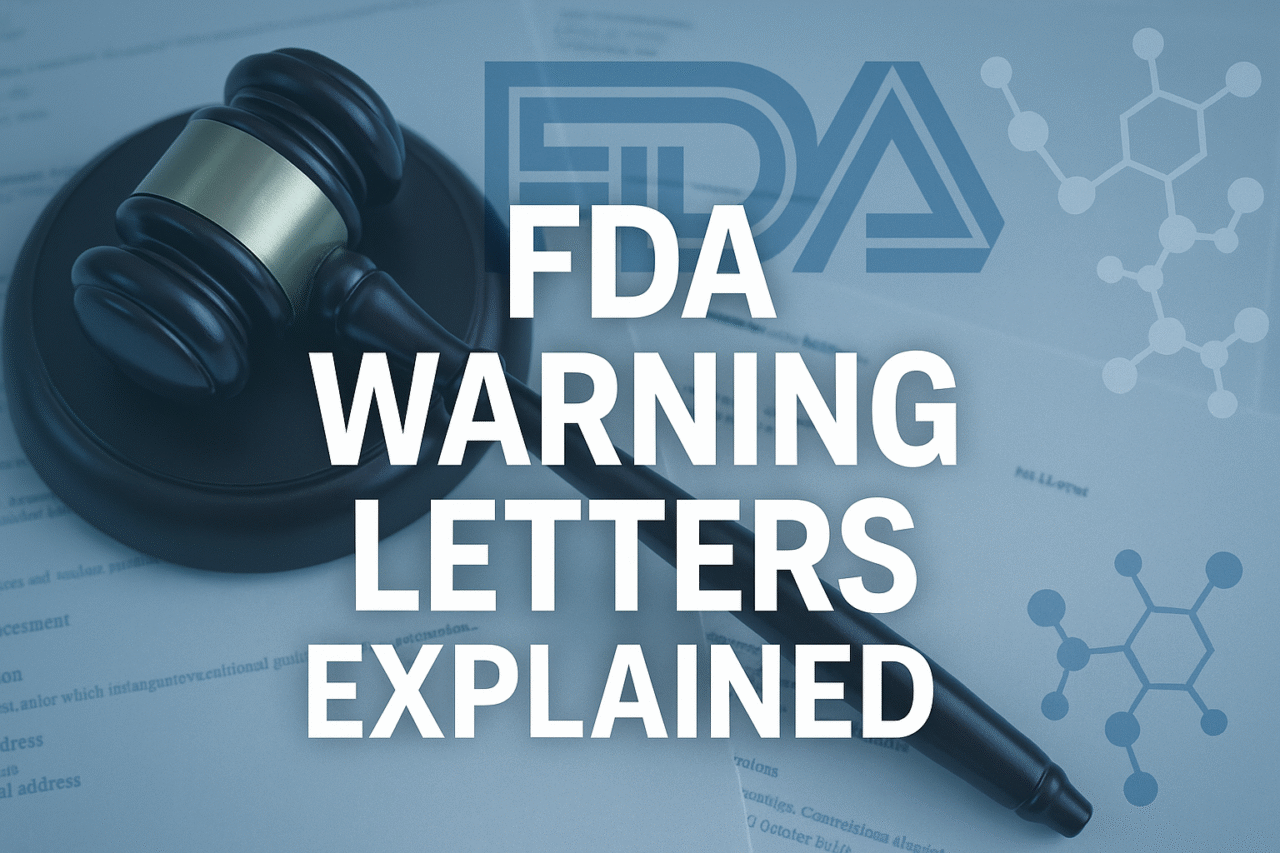FDA Warning Letters Explained: Lessons for Peptide Brands - Your ...