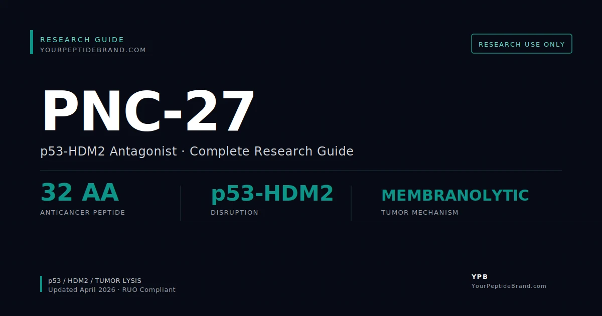 PNC-27 Research Guide — p53/Penetratin Chimeric Peptide, HDM-2 Membrane ...